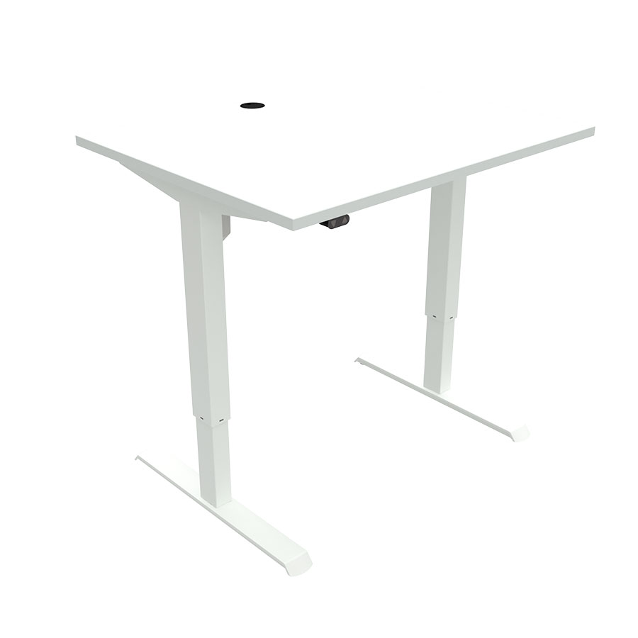 Hæve-sænkebord 100x80 cm Hvid | Hvid | 100x80 cm. | Hvid | 501-33-7W092 ...