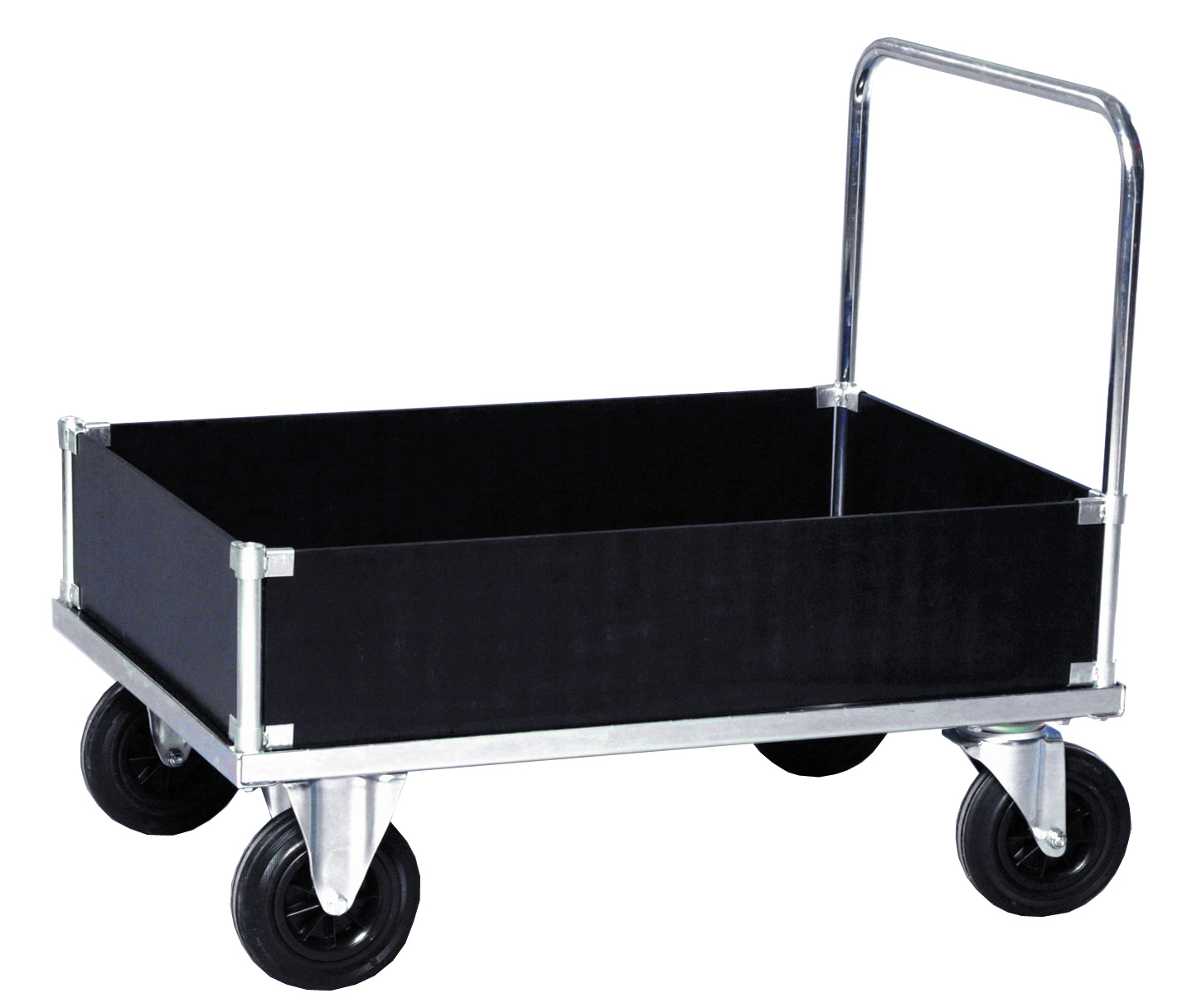 Ladvogn m 4 lave sider elforsinket stor model | Uden bremse | Lave ...